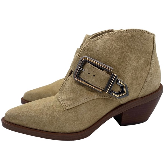 Vince Camuto | Shoes | Vince Camuto Womens Boot Ashena Beige Suede ...